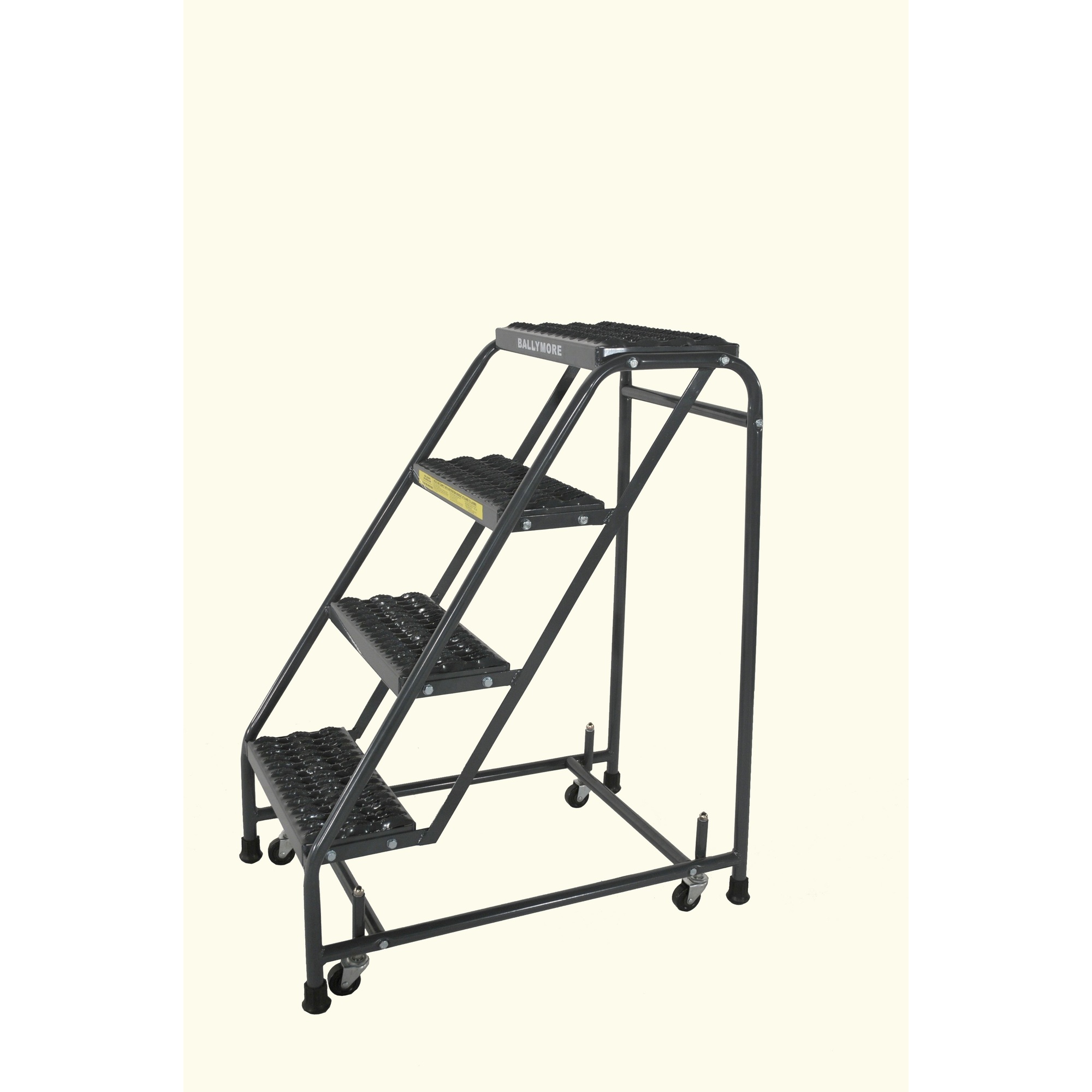 Ballymore, Rolling Ladder, Overall Height 38 in, Steps 4, Material ... Ballymore, Rolling Ladder, Overall Height 38 in, Steps 4, Material ...
